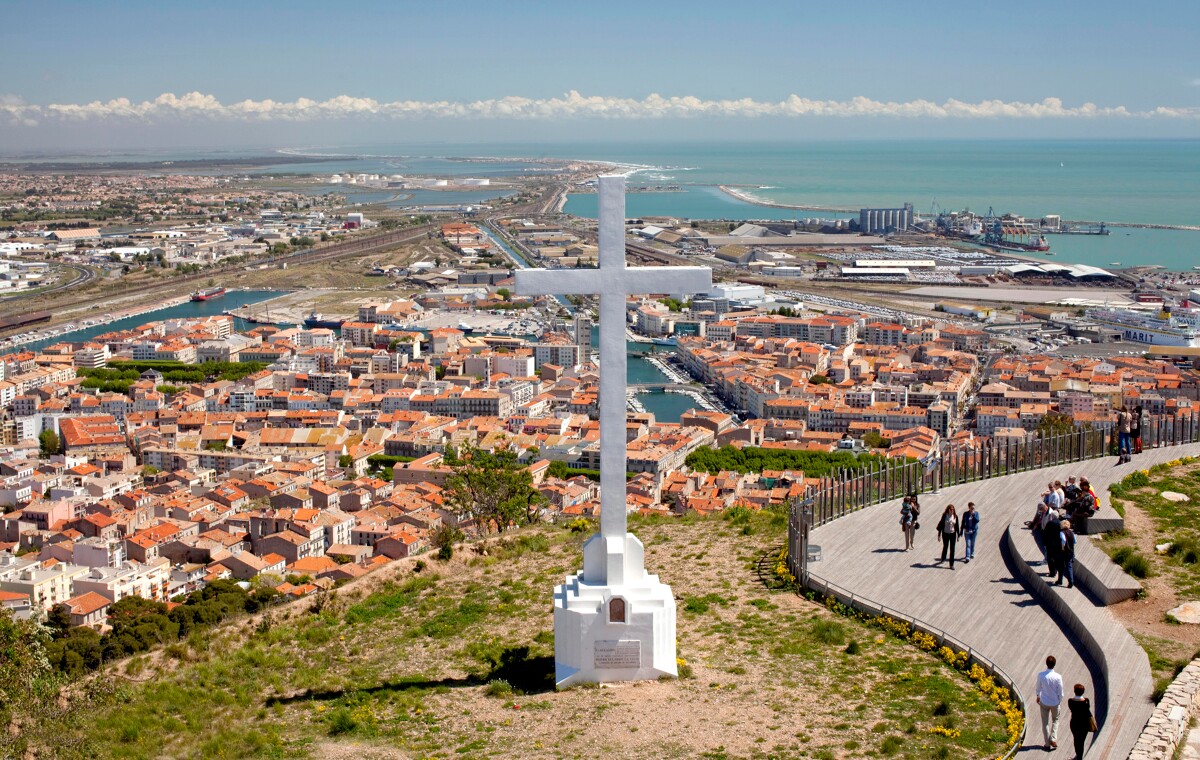 Panneau 14 - Le Mont St Clair - Côté Etang | bon plan | Office de Tourisme de Sète